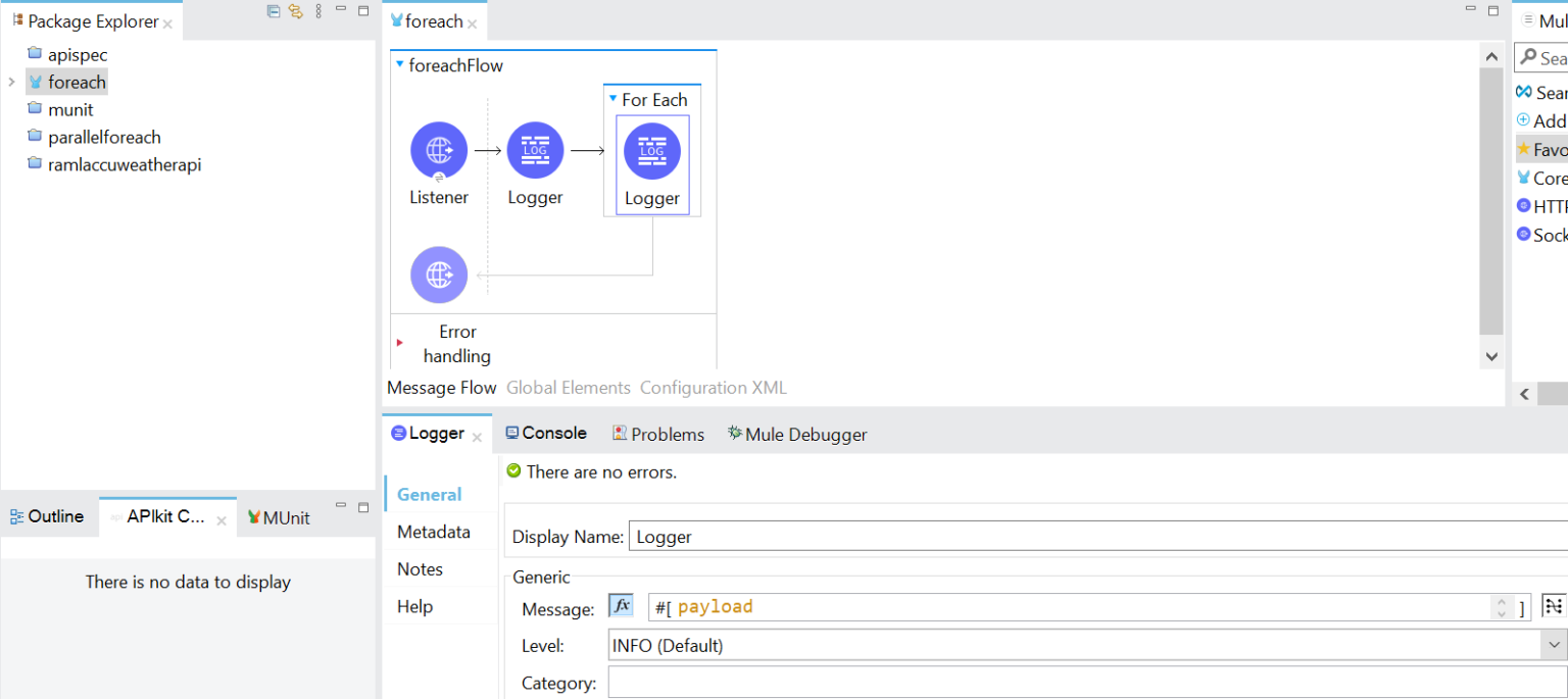 For Each Scope In MuleSoft (Mule 4) - coderz.py